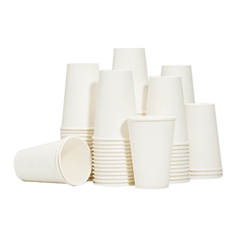 8oz Premium Waxed Paper Cups - Wellbeing Group
