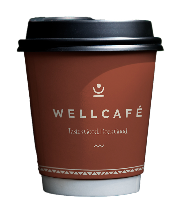 Wellcafé 8oz Coffee Cups - Wellbeing Group